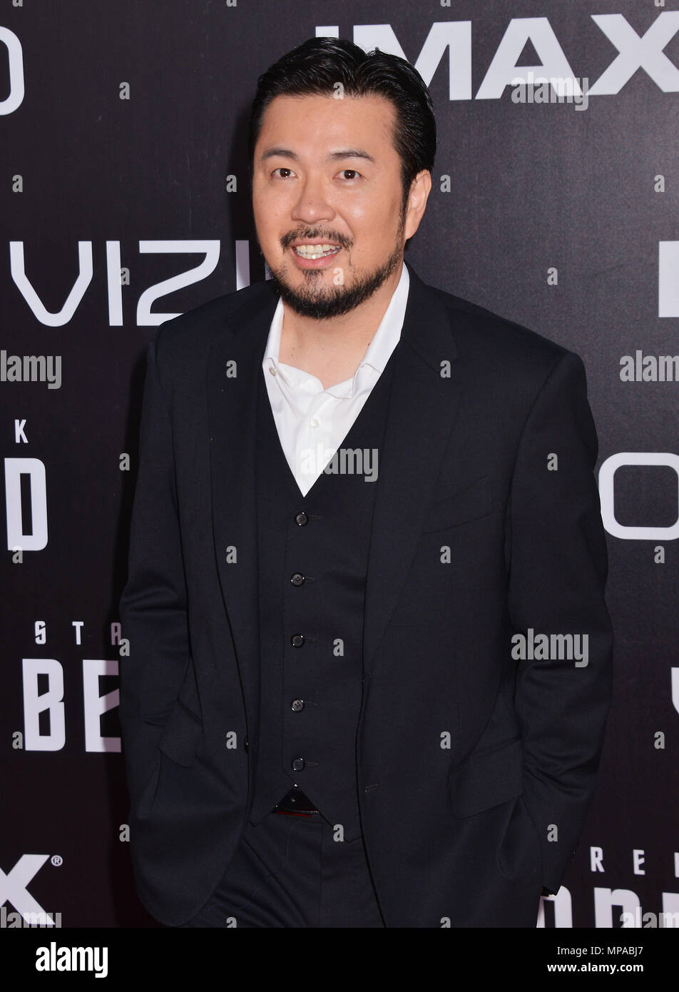Justin Lin - director arriving at the Star Trek Beyond Premiere at the ...