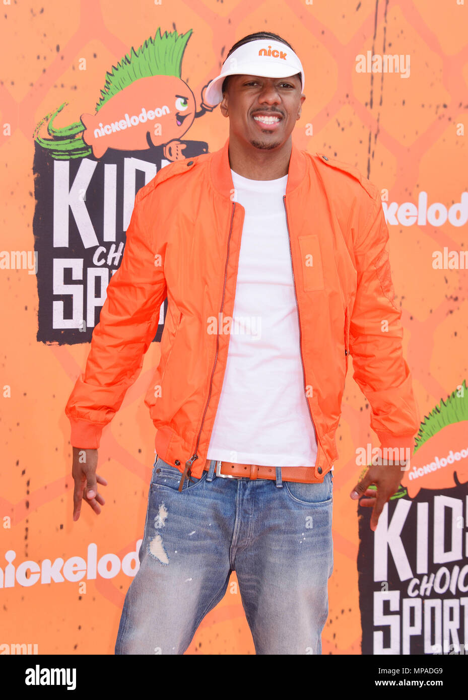 Nick Cannon 133 arriving at the Nickelodeon Kids' Choice Sports Awards ...