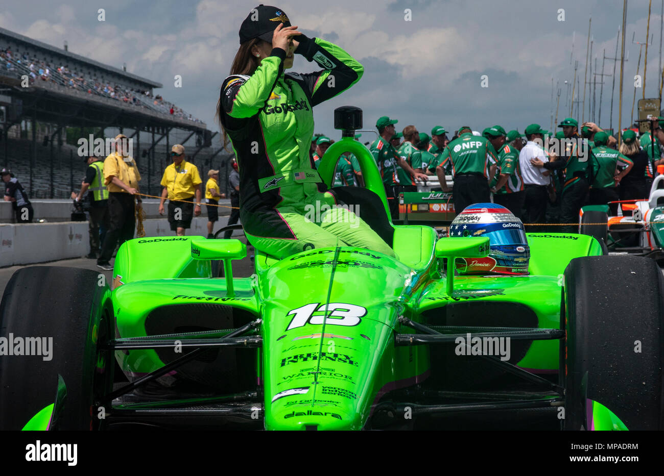 Female racing driver hi-res stock photography and images - Alamy