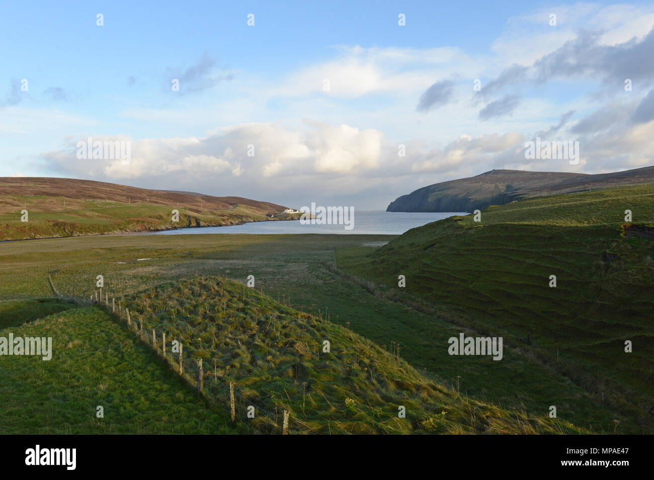 Unst the most northerly of the Shetland Islands home of Saxa Vord RAF ...