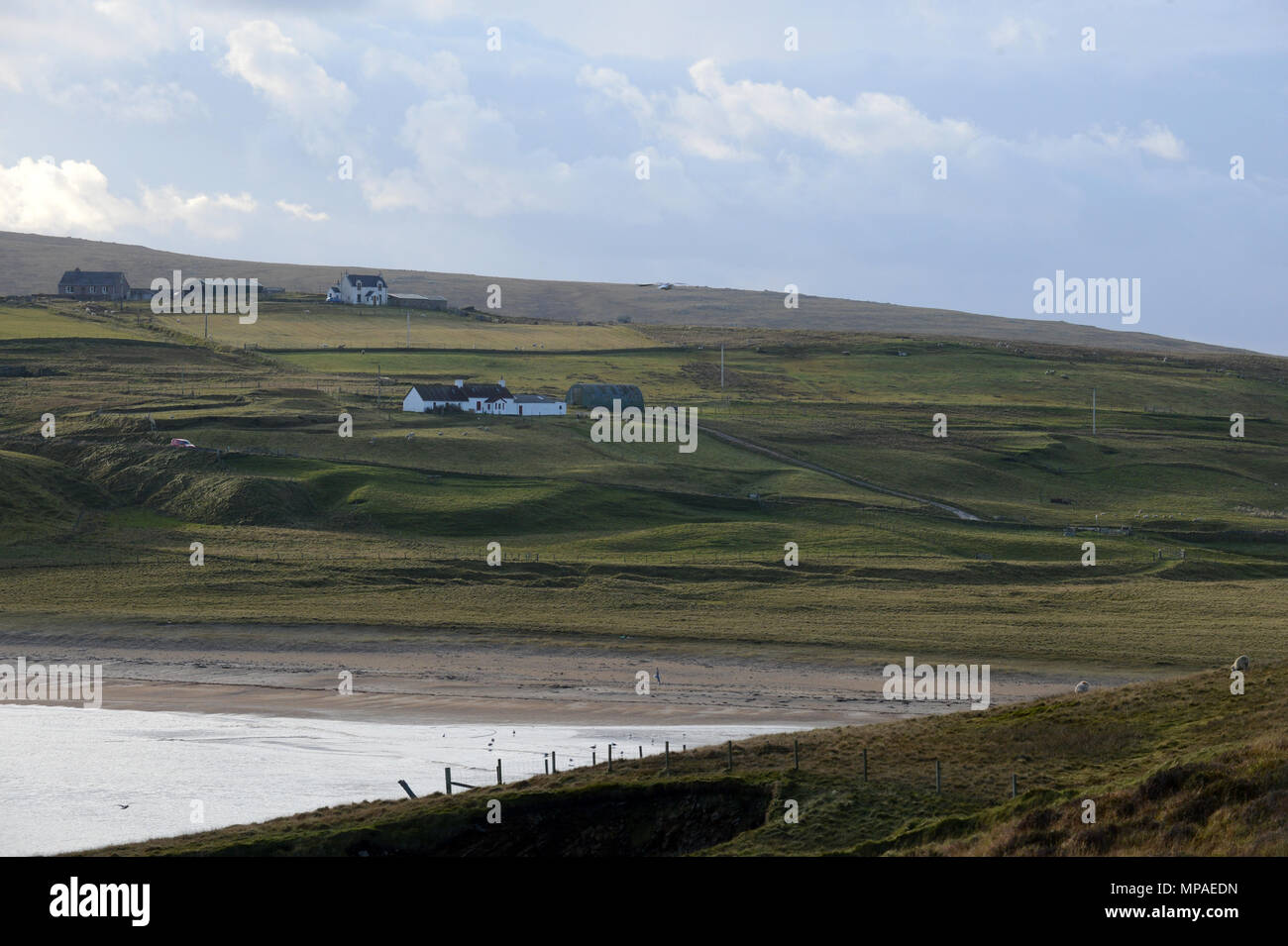Unst the most northerly of the Shetland Islands home of Saxa Vord RAF ...