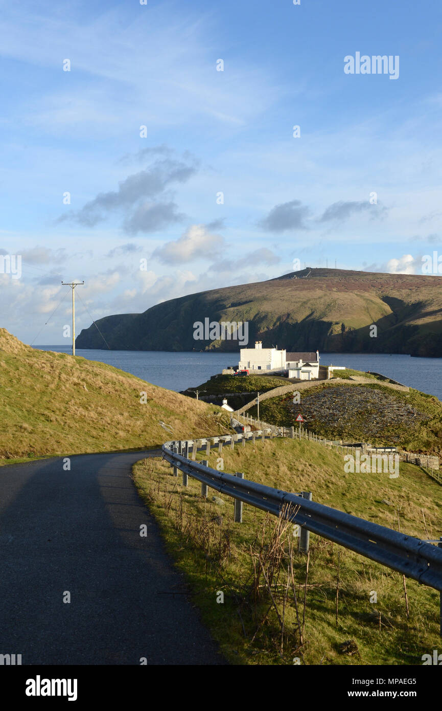 Unst the most northerly of the Shetland Islands home of Saxa Vord RAF ...