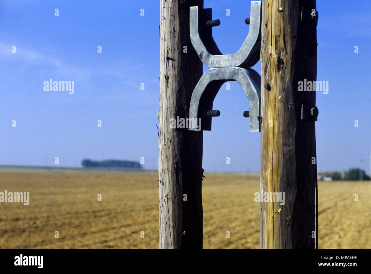 Utility poles hi-res stock photography and images - Alamy