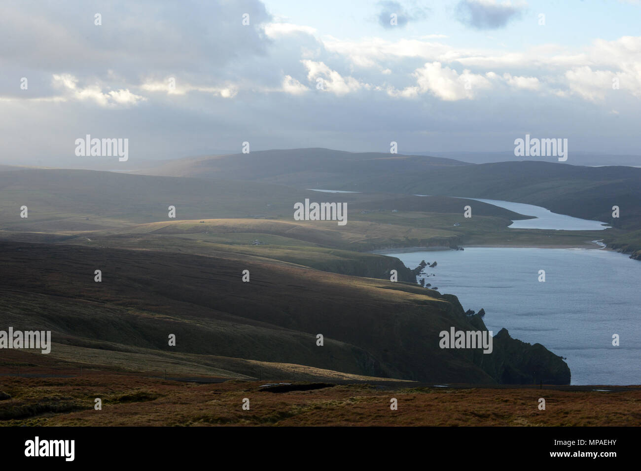 Unst the most northerly of the Shetland Islands home of Saxa Vord RAF ...
