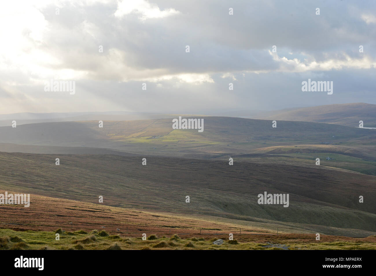 Unst the most northerly of the Shetland Islands home of Saxa Vord RAF ...