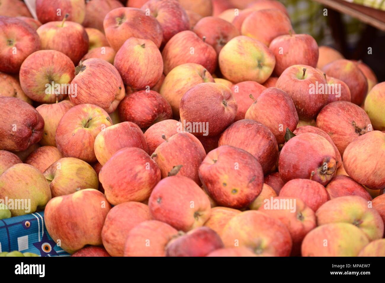 Fruit and vegetables in turkish food market Stock Photo - Alamy