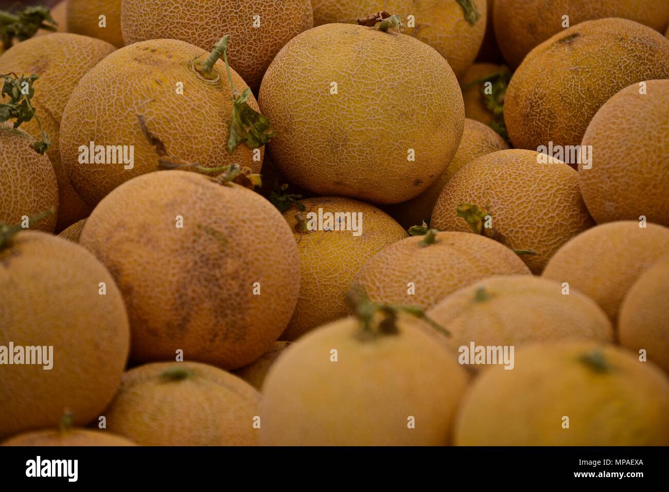 Fruit and vegetables in turkish food market Stock Photo - Alamy