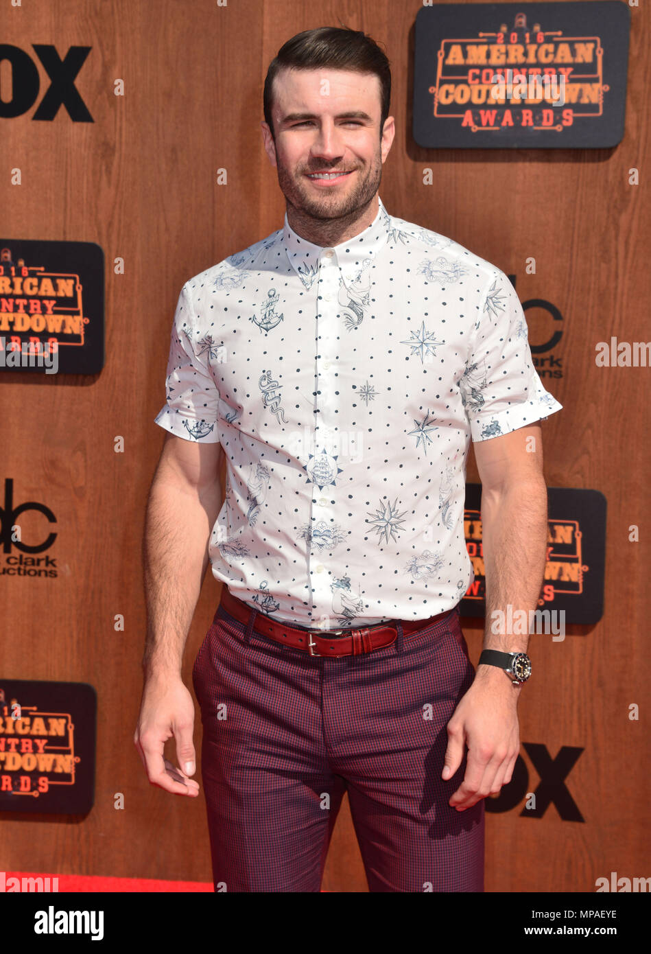 Sam Hunt 035 arriving at the 2016 American Country Countdown Awards at ...