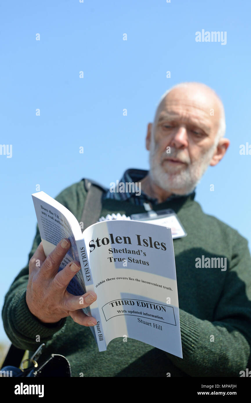 Stuart Hill also known as Captain Calamity who declares Shetland to be ...