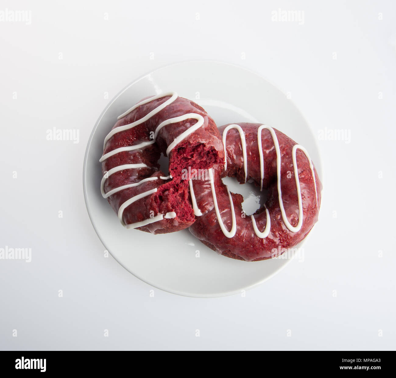 Eaten donut bitten chocolate hi-res stock photography and images - Alamy
