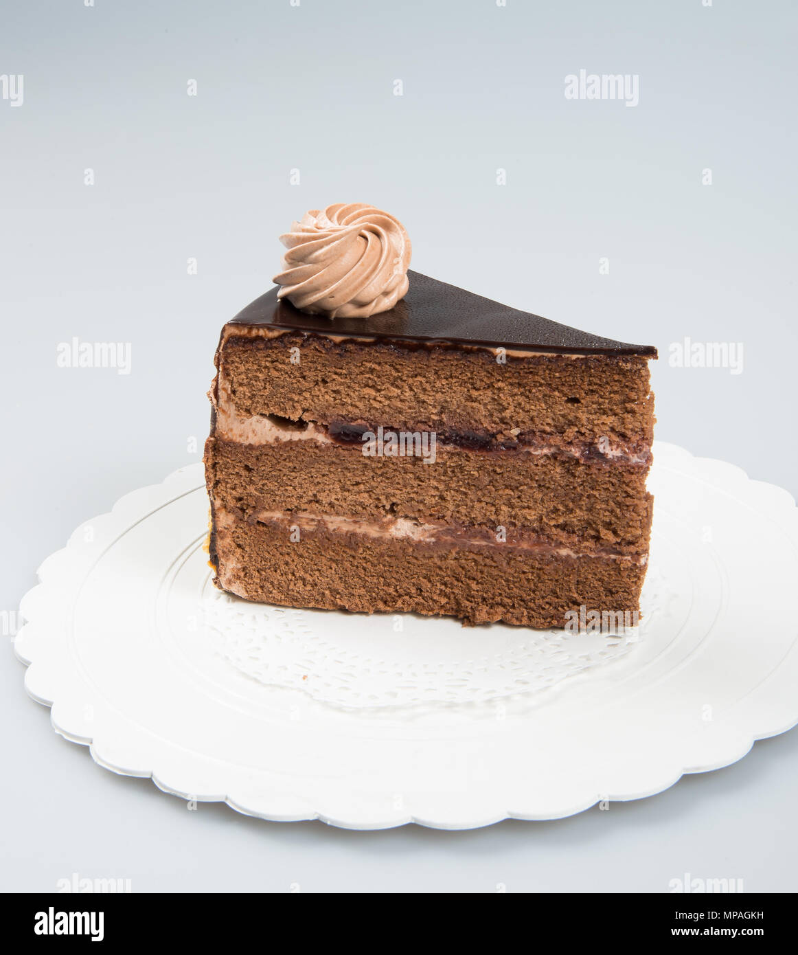 cake or chocolate cake slice on a background Stock Photo - Alamy