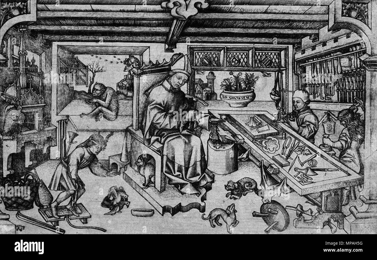 St Eligius in His Workshop circa 1450-1460. 870 Master of Balaam - St ...