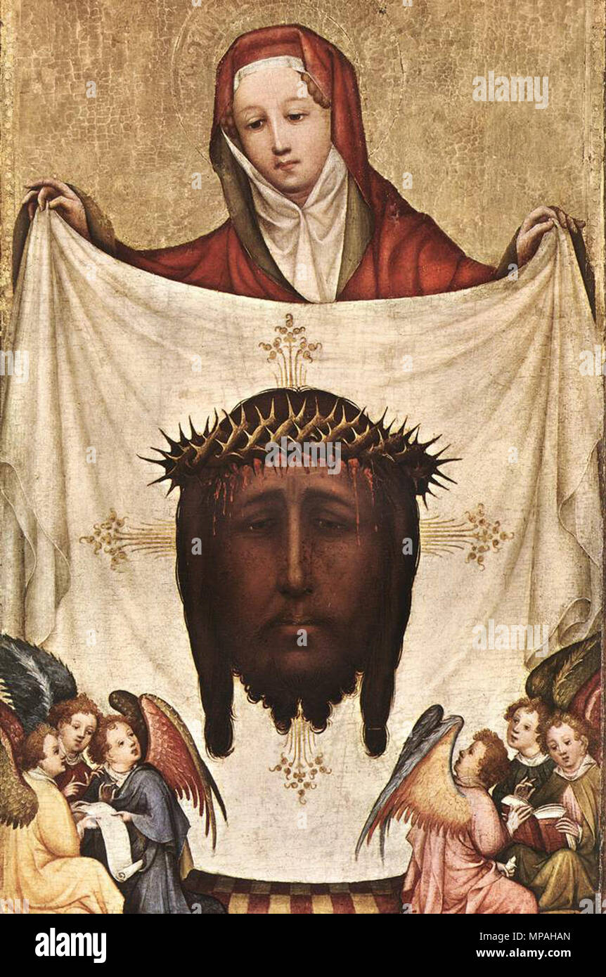 St. Veronica with the Holy Kerchief circa 1420. 871 Master of Saint ...