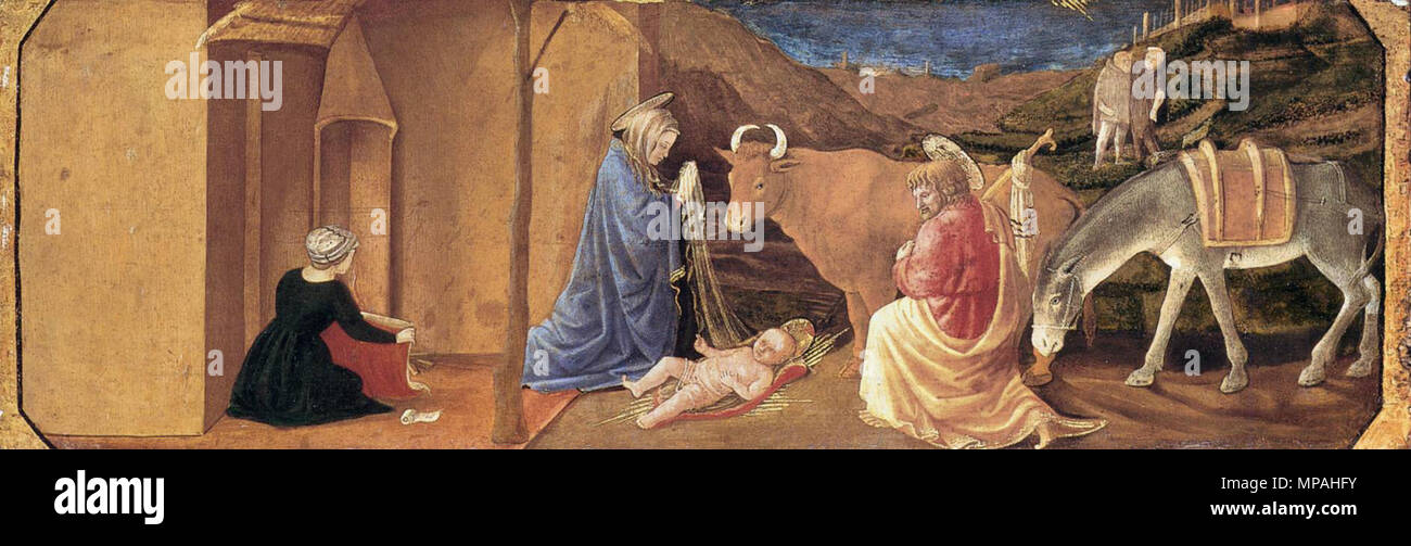 The Nativity circa 1450. 871 Master Of The Castello Nativity - The ...