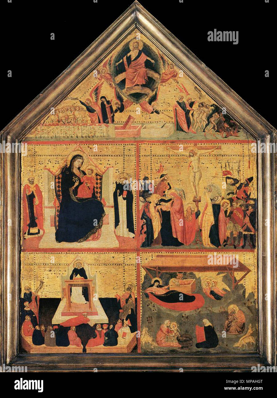 English: Fragment of a Triptych first half of 14th century. 871 Master Of The Dominican Effigies ...