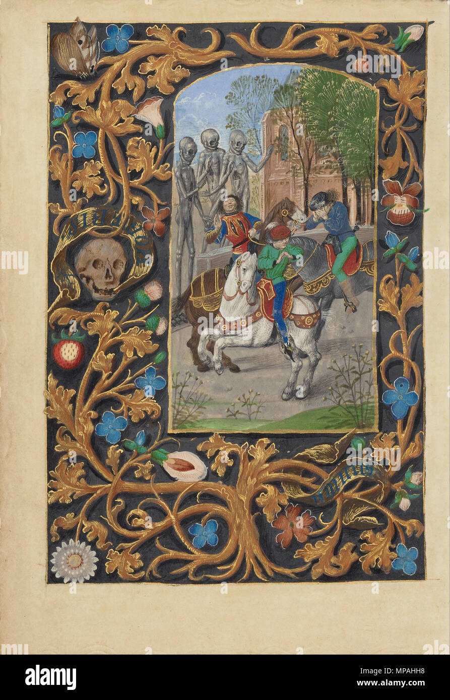 The Three Living and the Three Dead about 1480 - 1485 ?. 871 Master of ...