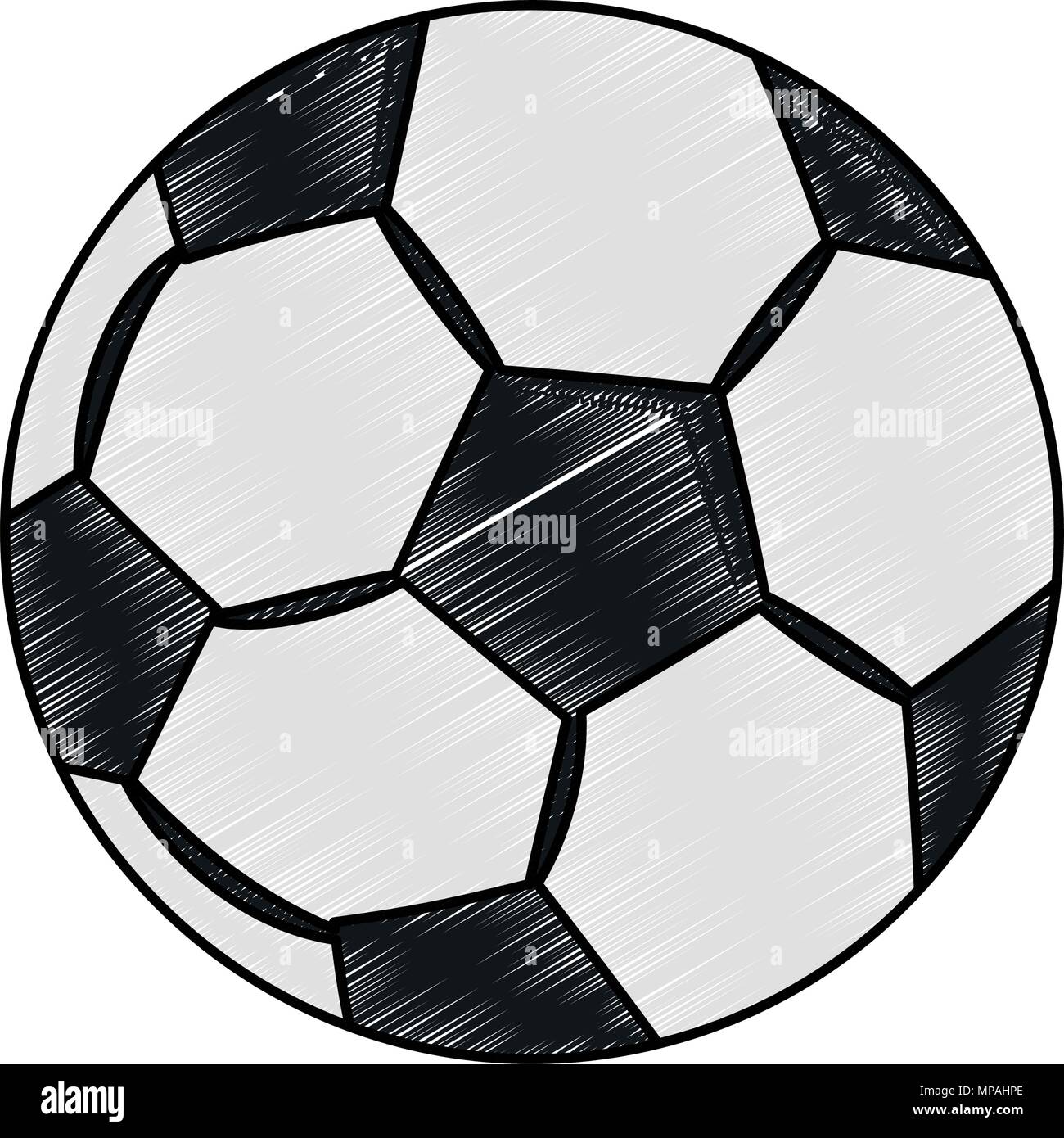 Soccer ball isolated scribble Stock Vector Image & Art - Alamy