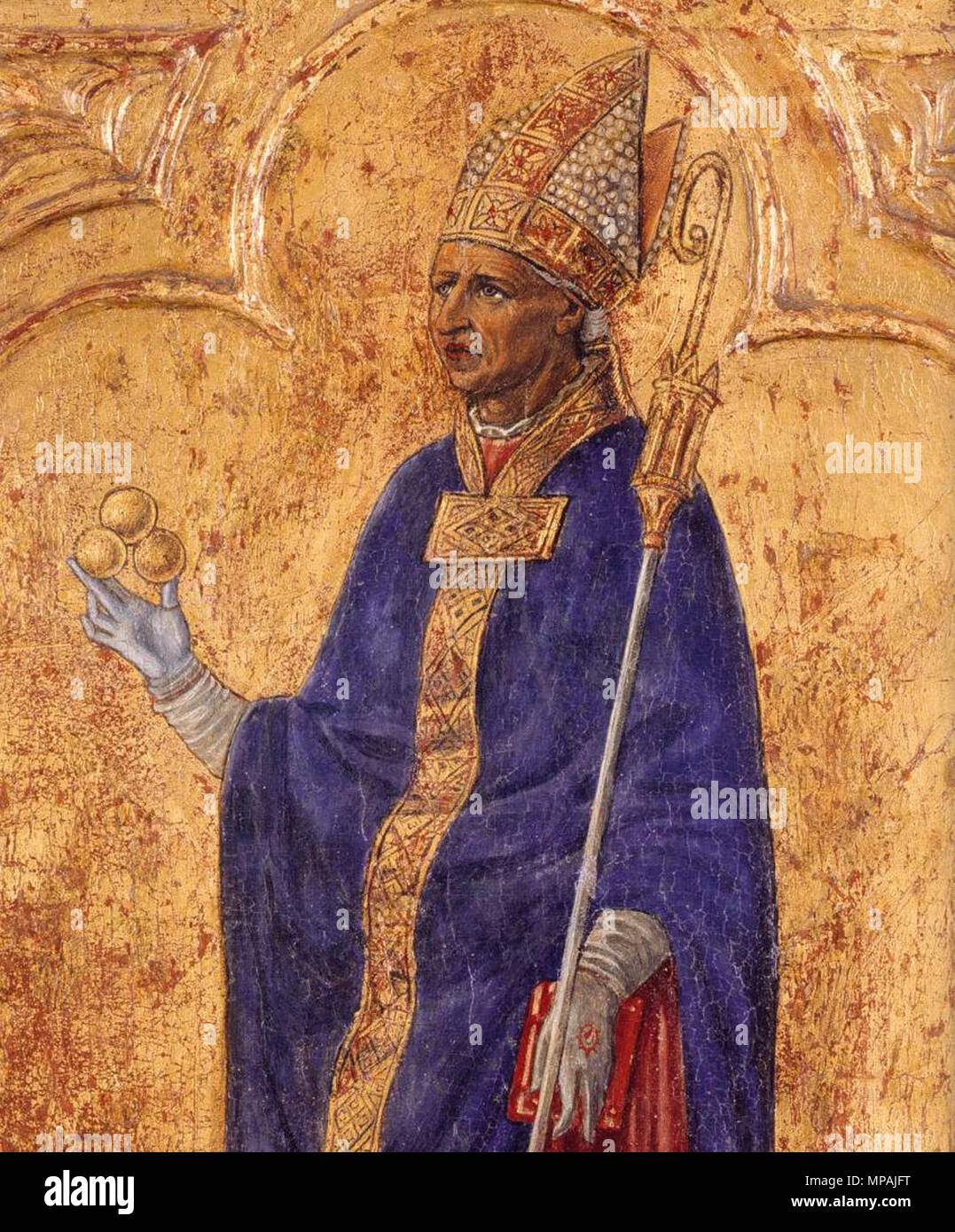 St Nicholas of Bari . detail . between 1455 and 1460. 875 Matteo di ...