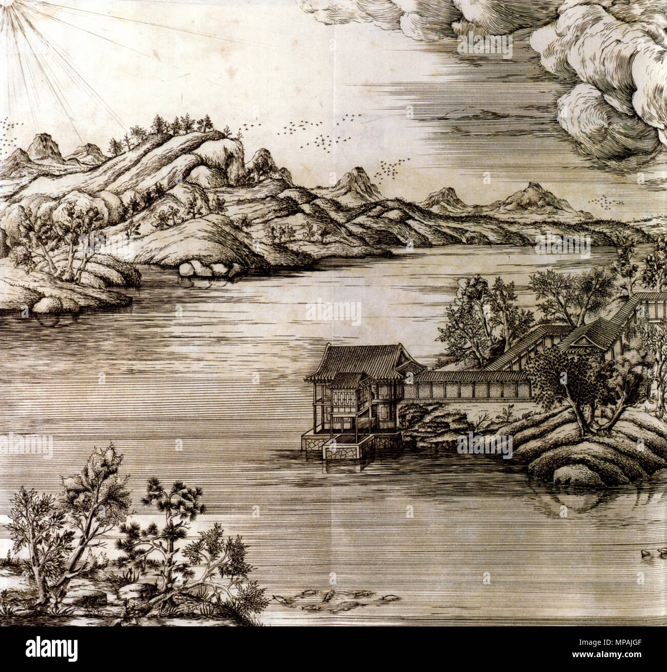 . English: Copper plate print from 'Imperial Production of Illustrated ...