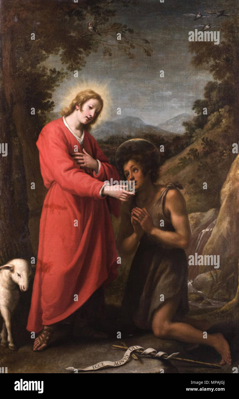 . Jesus and John the Baptist meet in their youth 875 Matteo Rosselli ...