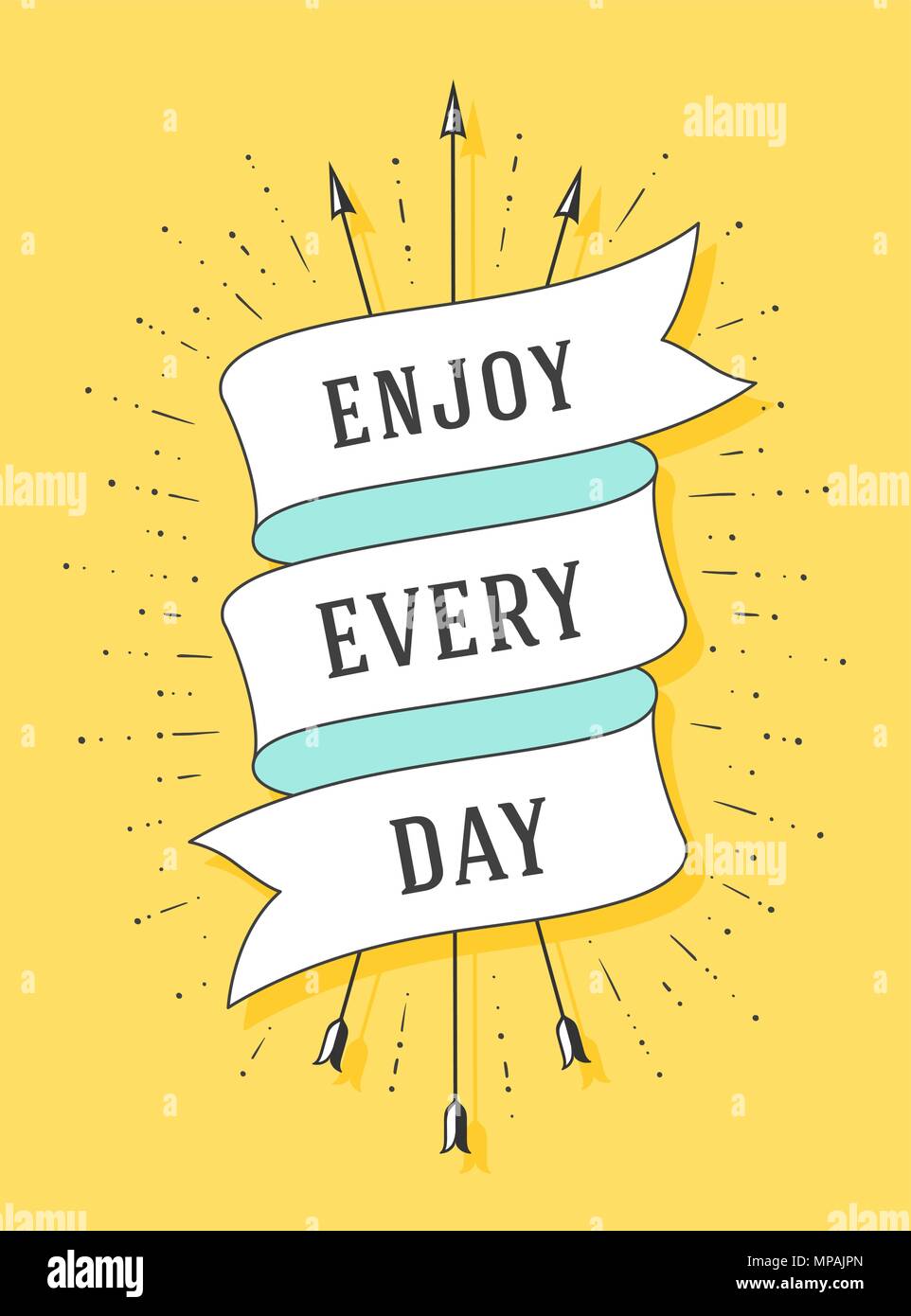 Inspirational motivational quote every Stock Vector Images - Alamy