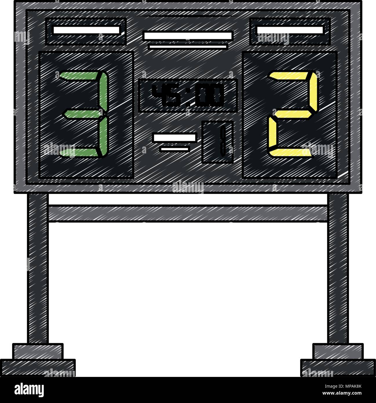 Scoring goals Stock Vector Images - Alamy