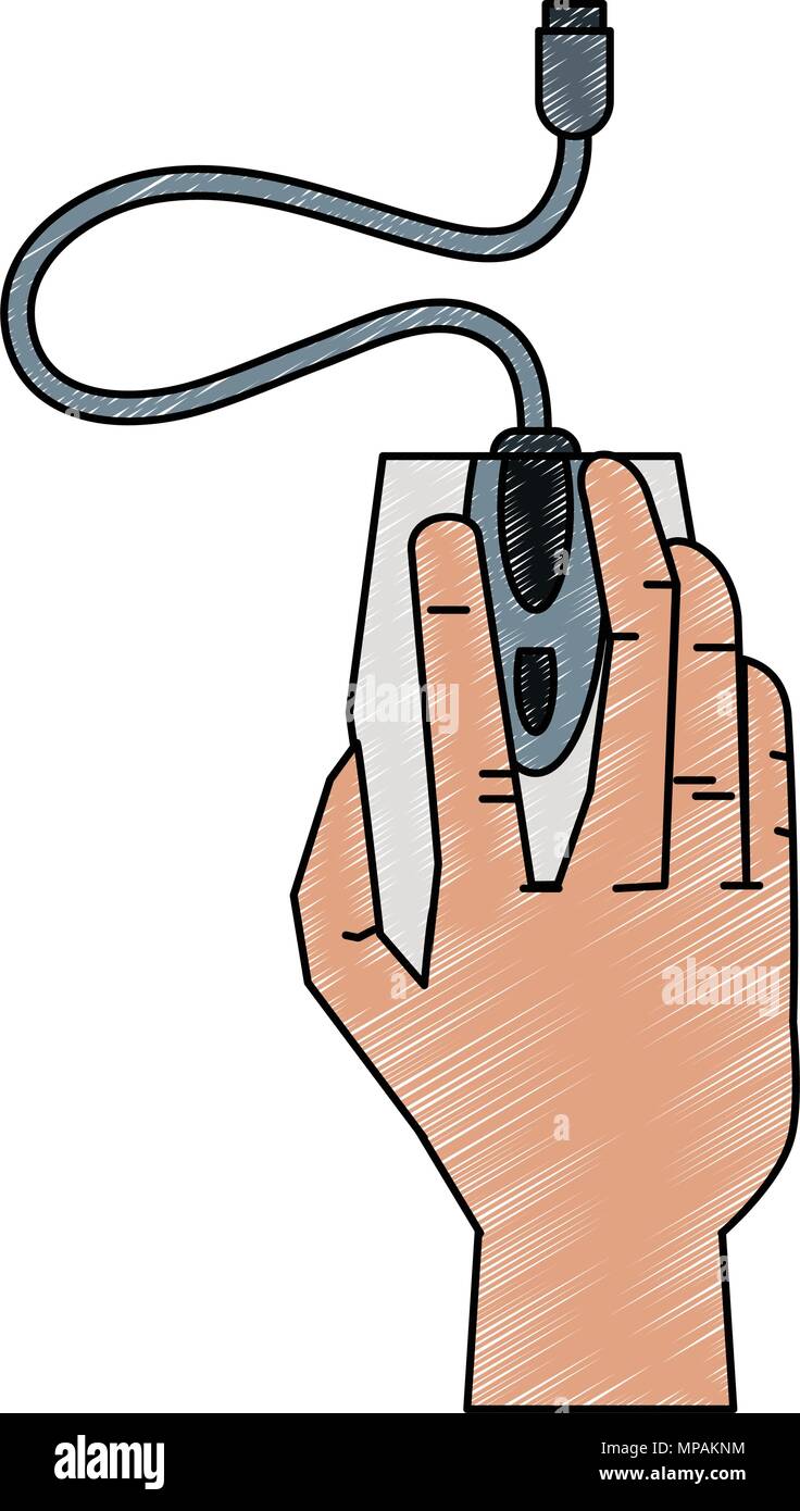 Using the mouse Stock Vector Images - Alamy