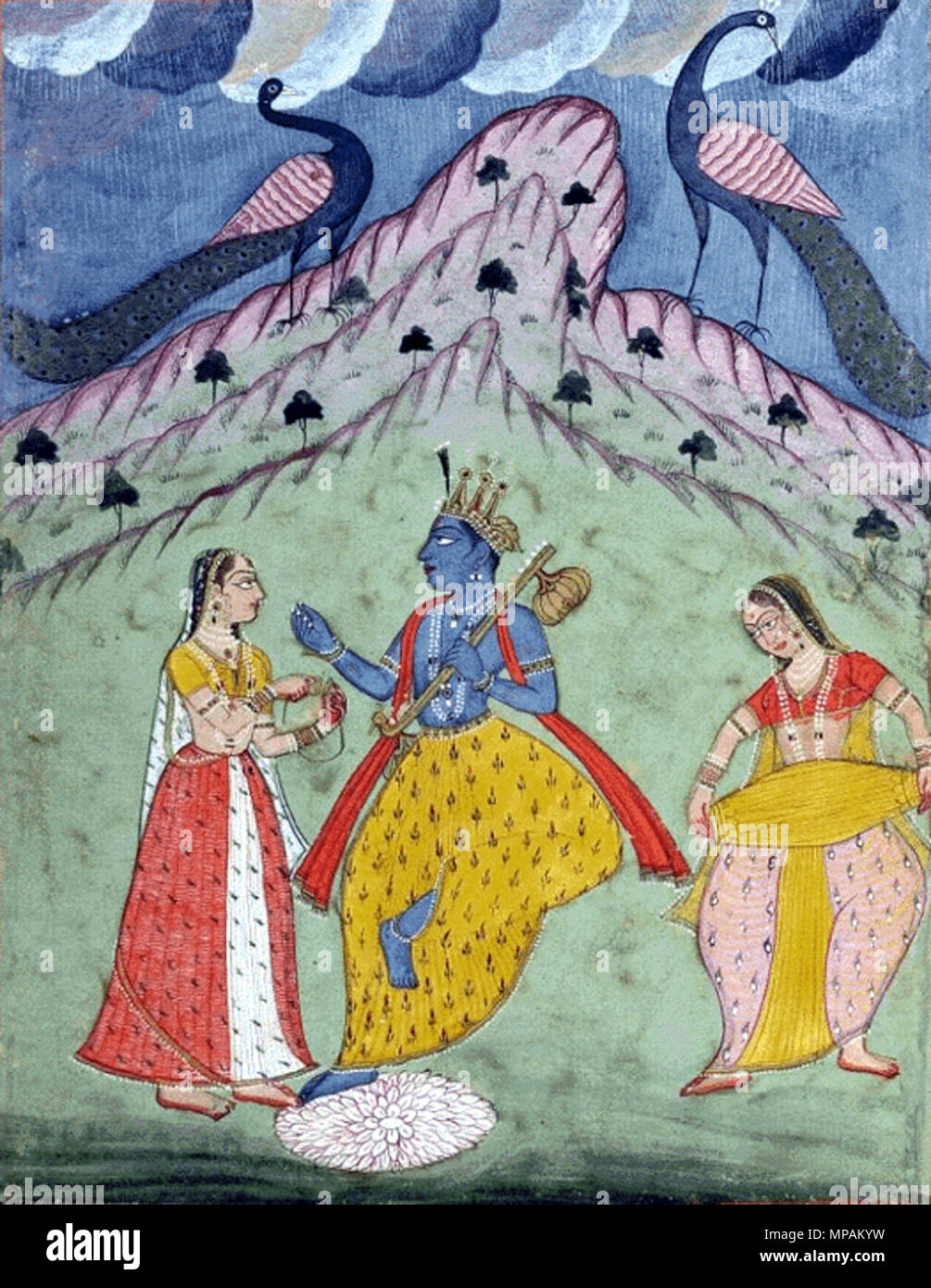 . English: Megh Malahar Raja Bikaner, Rajasthan, c. 1760 . 1760 ...