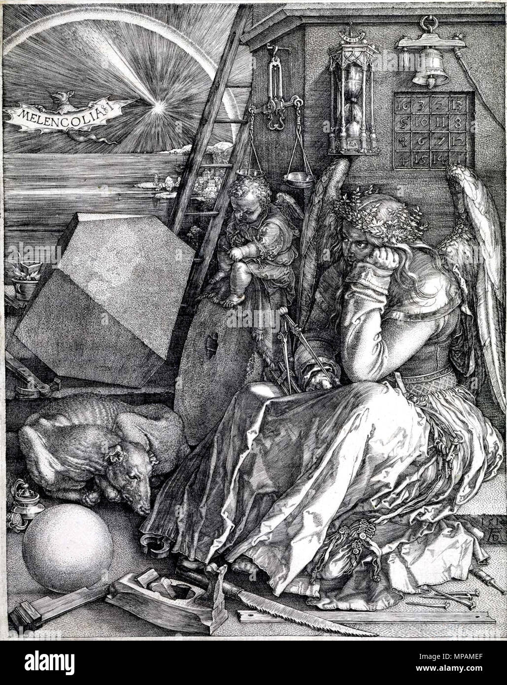 Melencolia i hi-res stock photography and images - Alamy