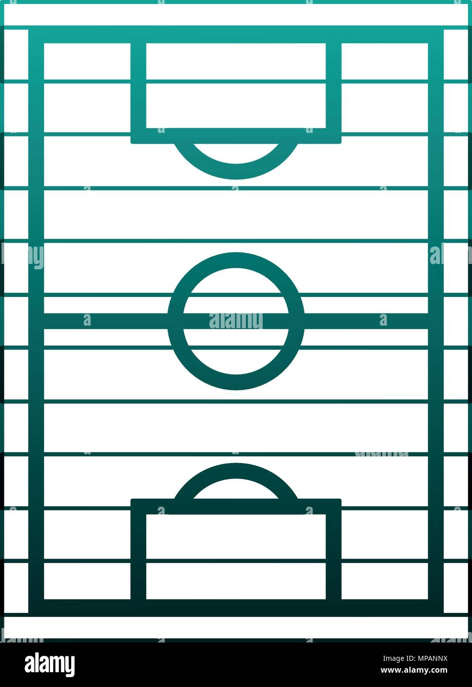Soccer field topview blue lines Stock Vector Image & Art - Alamy