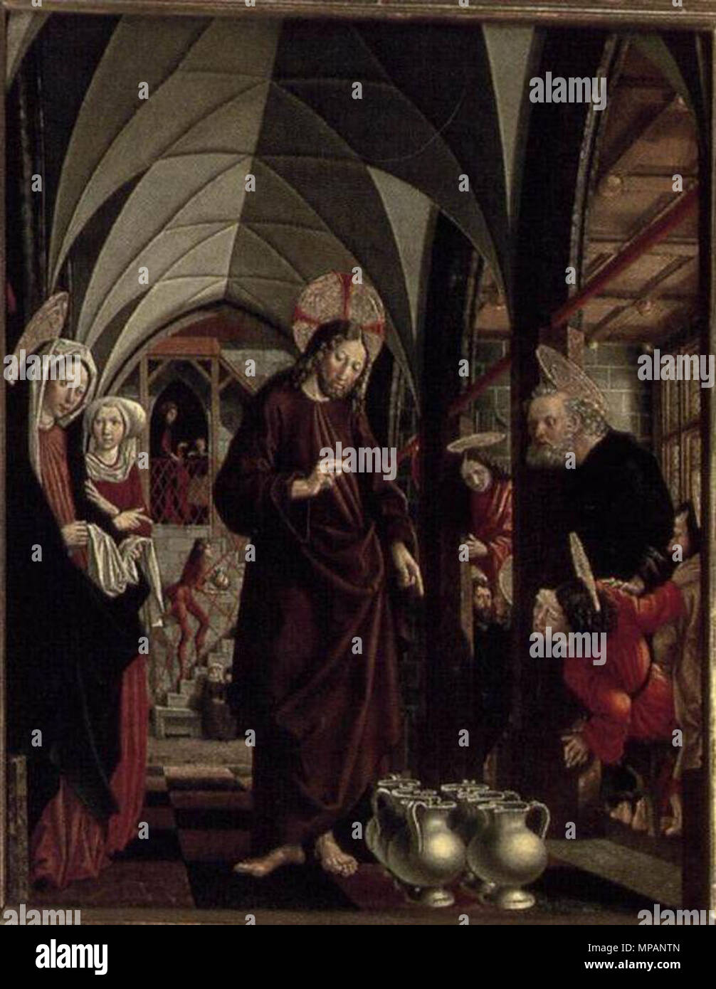 Marriage at Cana . St Wolfgang Altarpiece . between 1479 and 1481. 887 ...