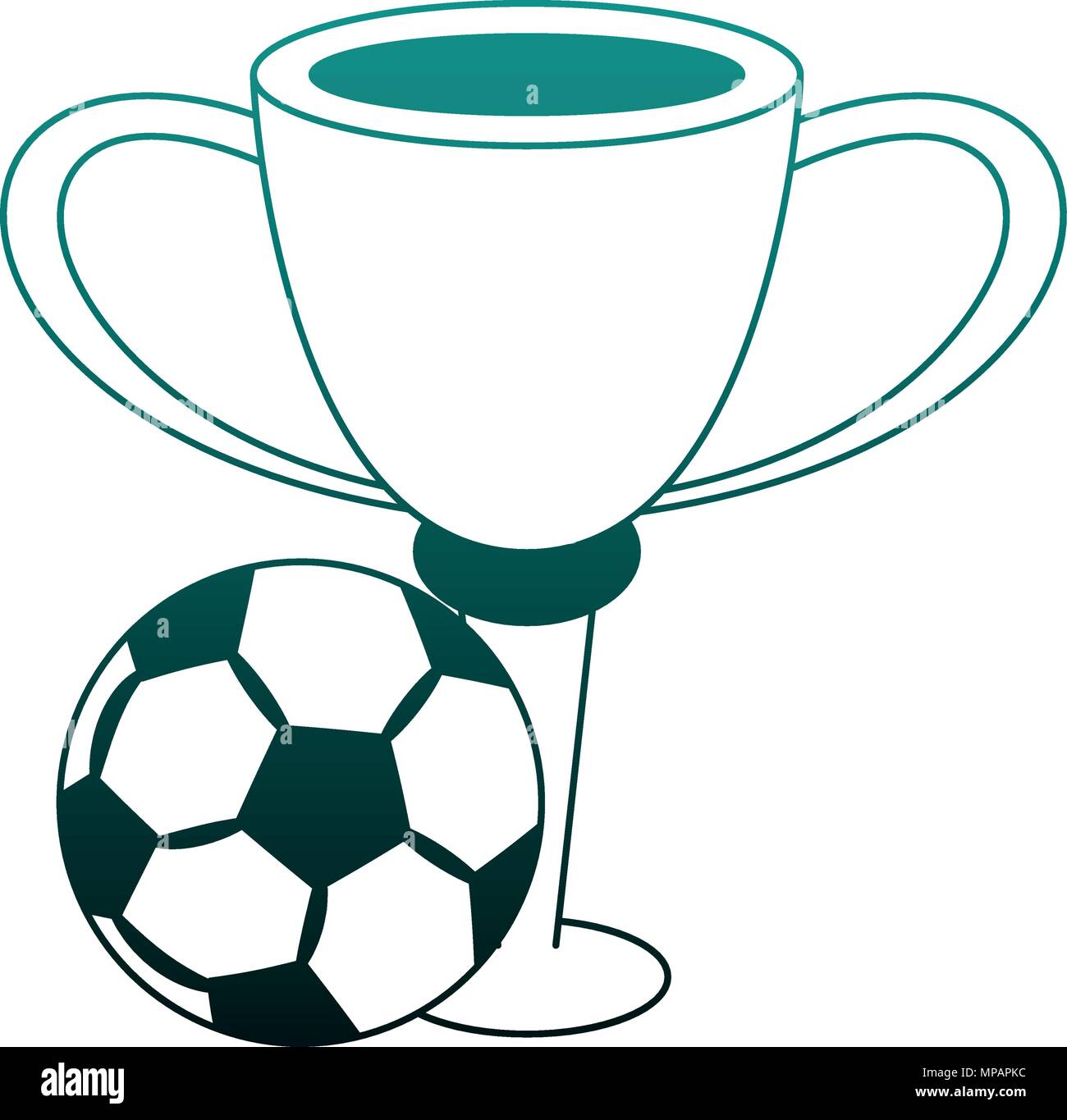 Golden ball world cup award trophy Stock Vector Images - Alamy