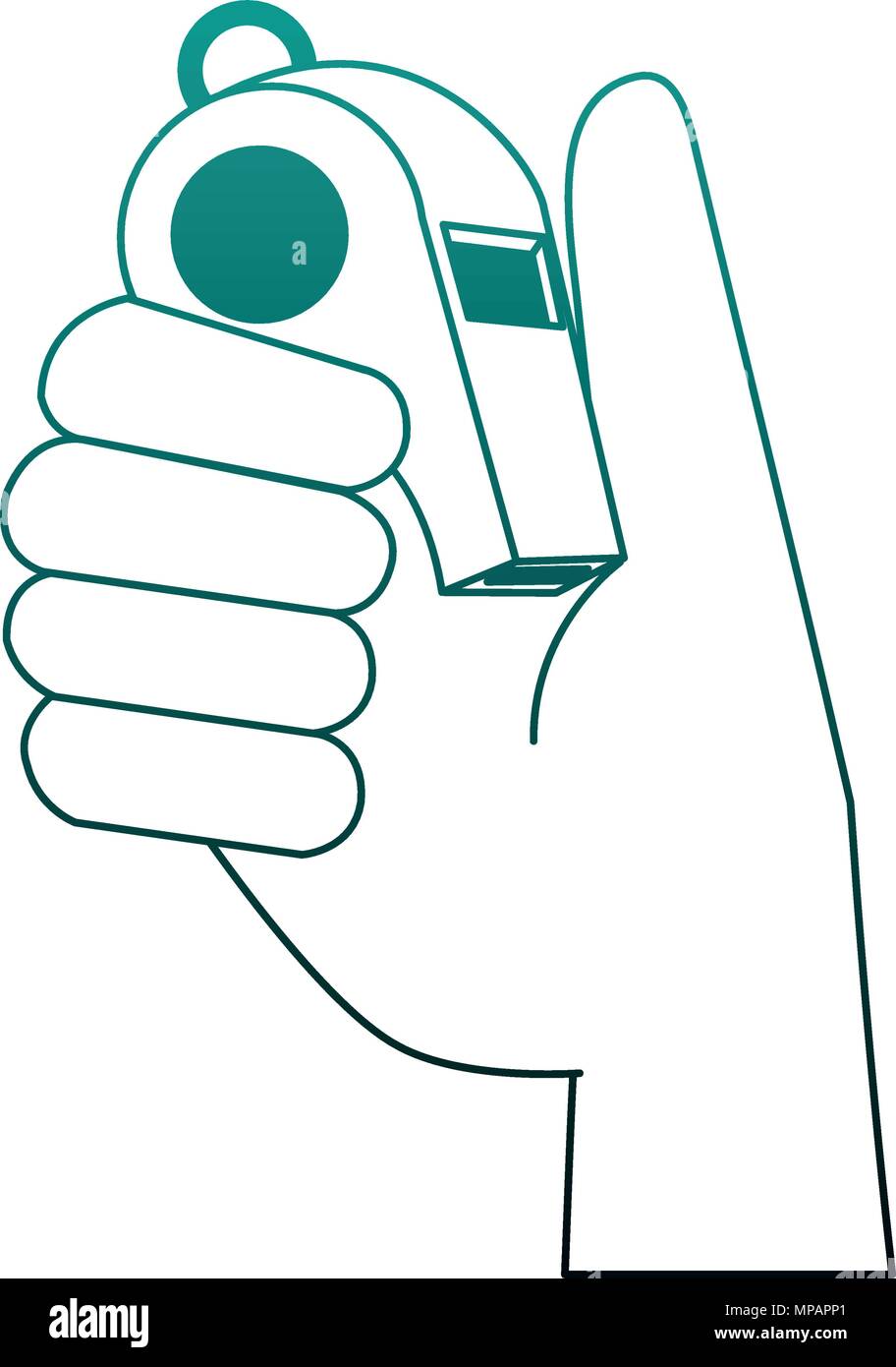 Blue whistle Stock Vector Images - Alamy