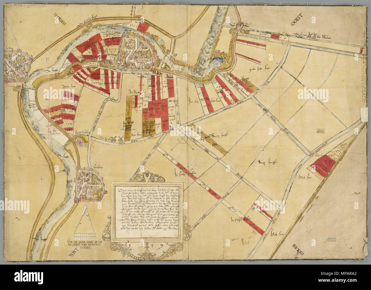 . English: Cartograph of the historical cities of Asperen, Heukelum and ...