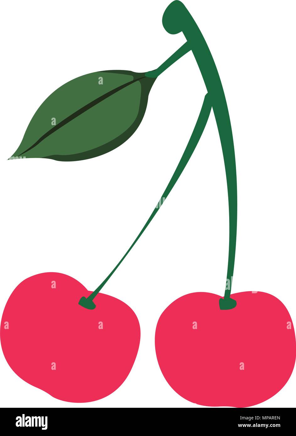 Sweet cherry symbol Stock Vector Image & Art - Alamy