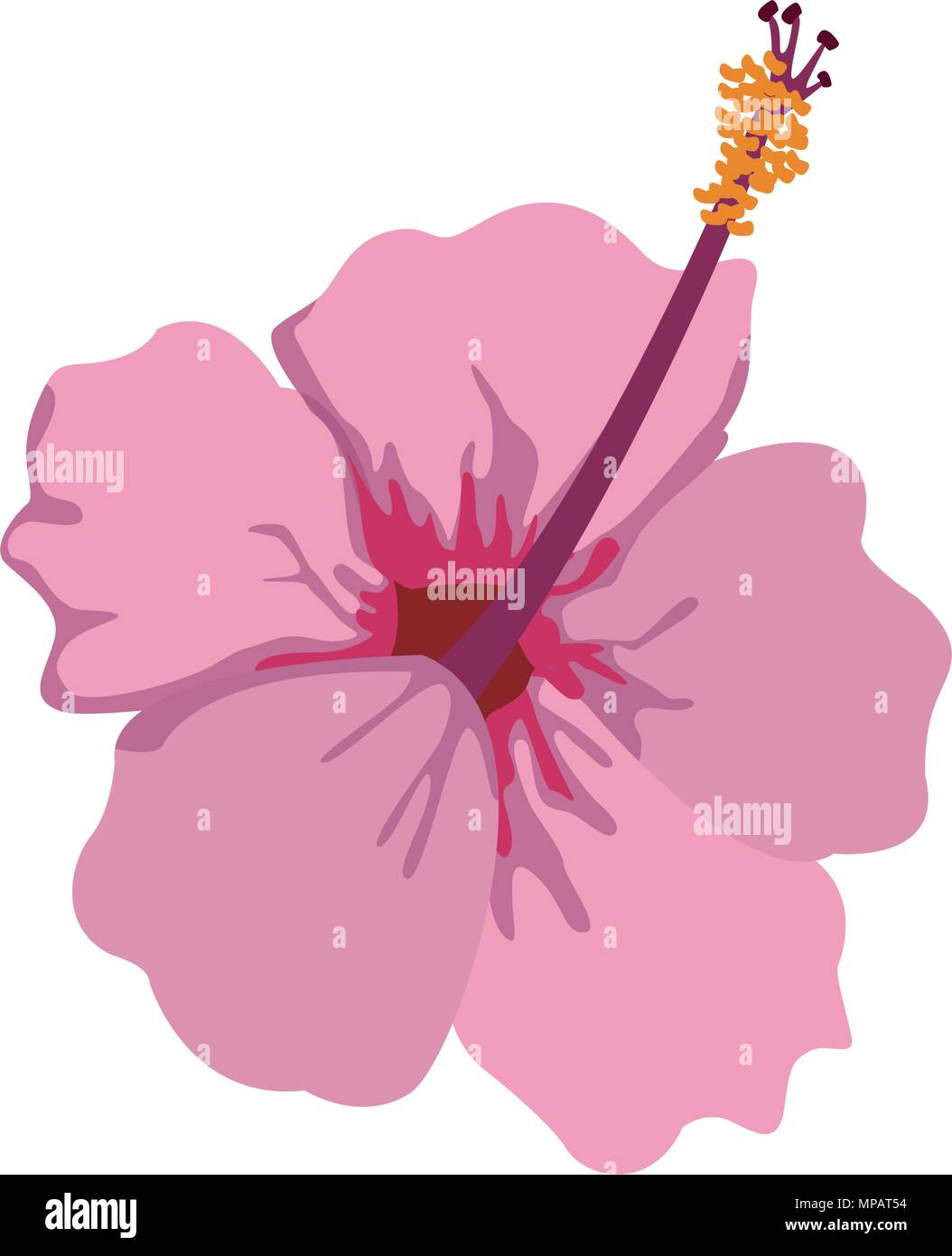 Beautiful flower cartoon Stock Vector Image & Art - Alamy