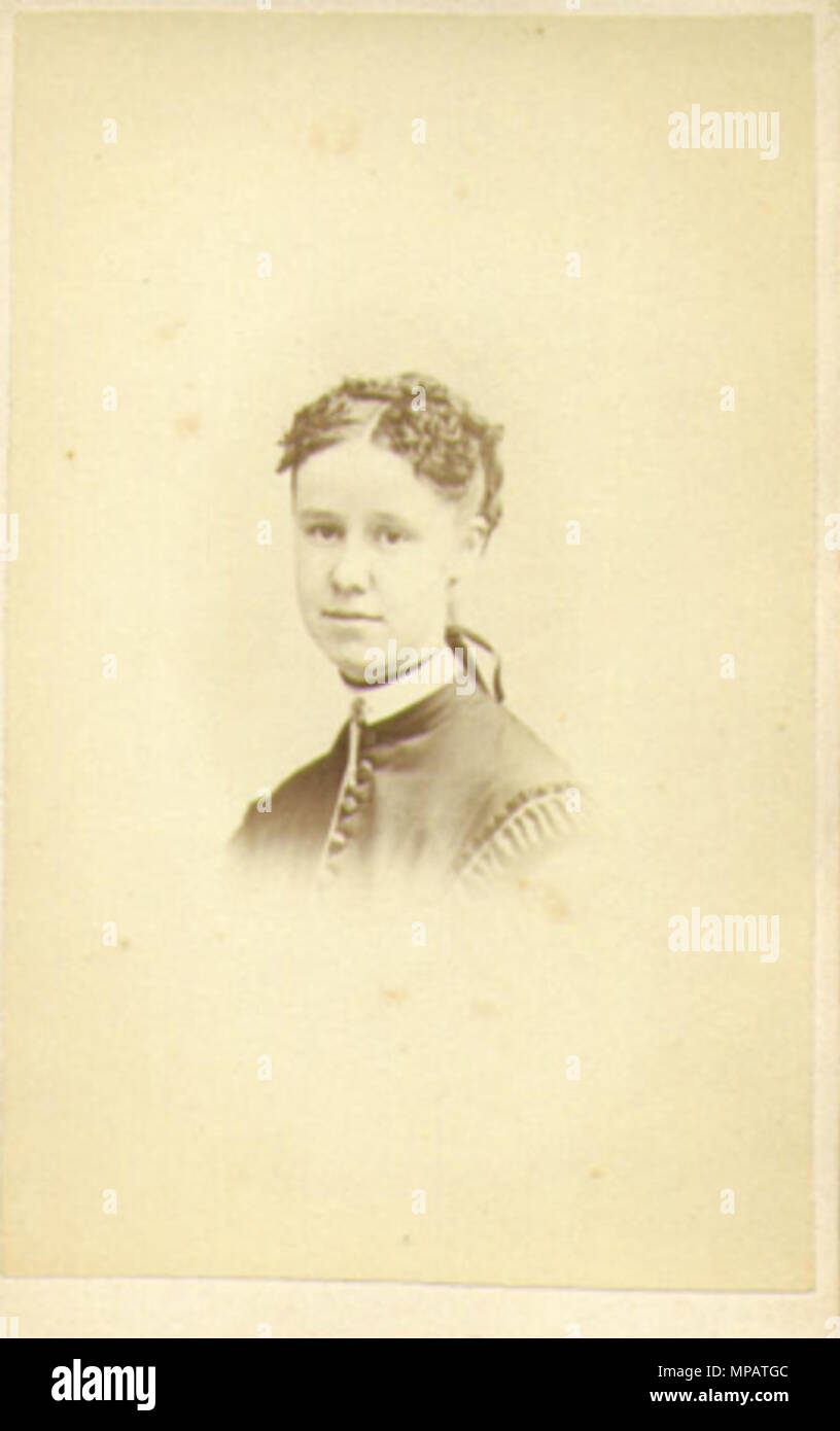 . English: Portrait of Miss E. Stoddard by Amory N. Hardy, Boston ...