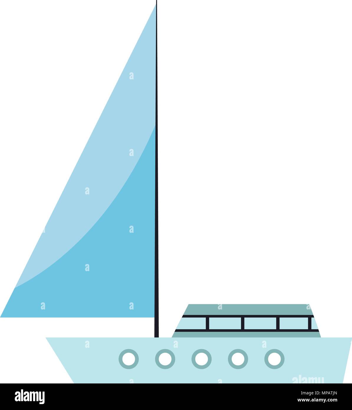 Sail Illustration Boat Ship Cartoon High Resolution Stock Photography ...