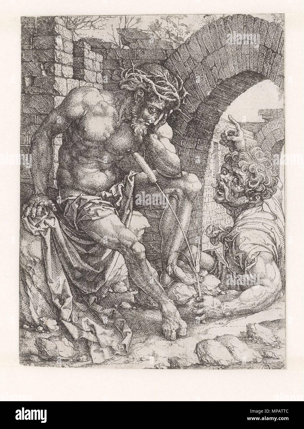 English: Untitled, known as The Mocking of Christ or The man of sorrows ...