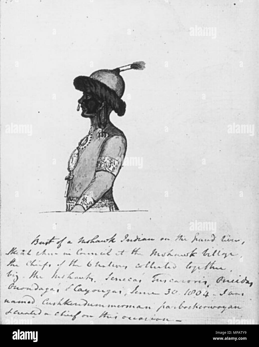 Mohawk indian hi-res stock photography and images - Alamy