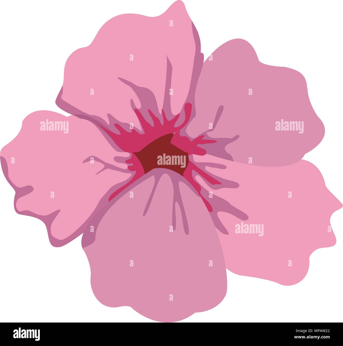 Beautiful flower cartoon Stock Vector Image & Art - Alamy