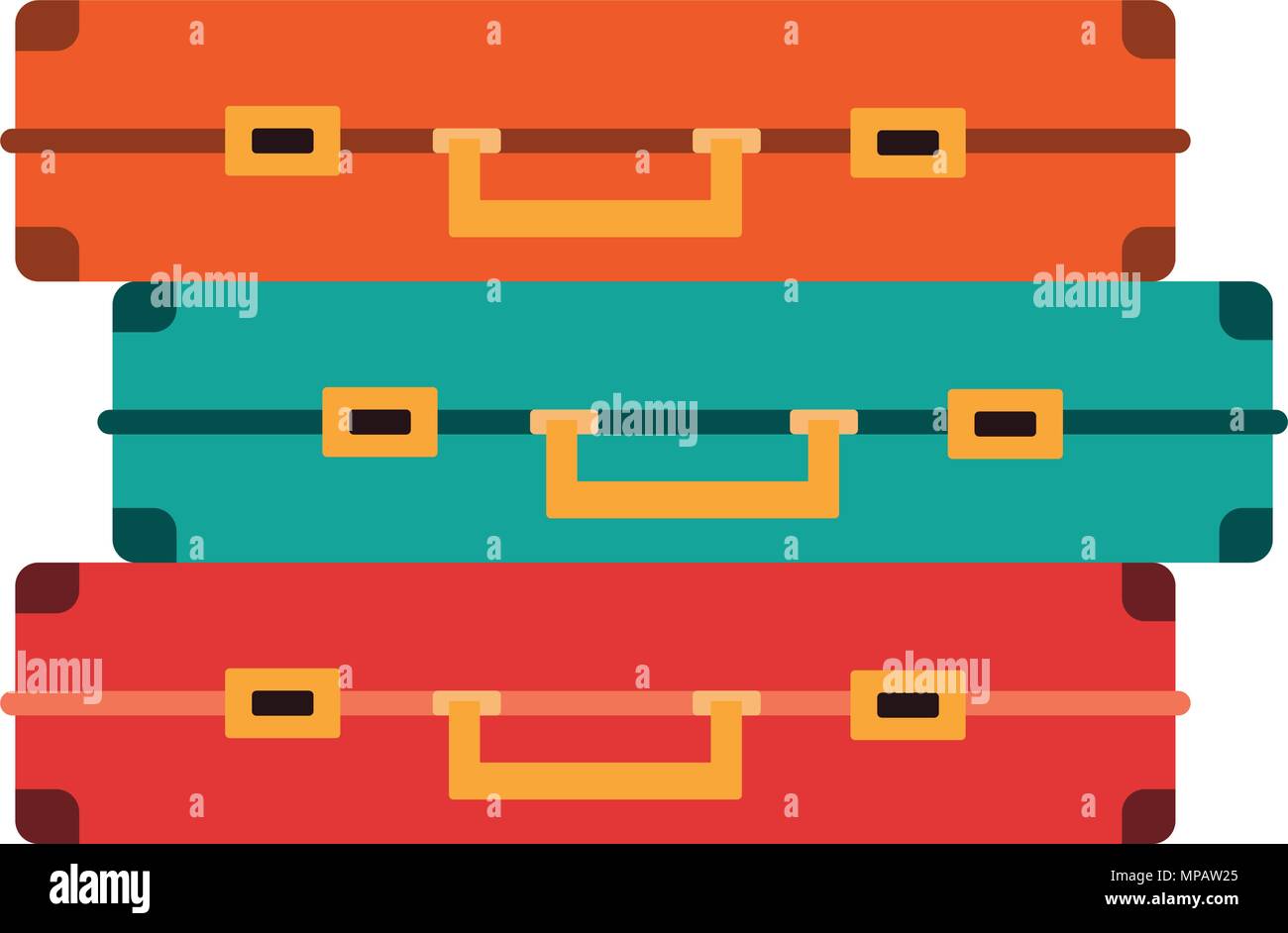 Vintage travel suitcase Stock Vector Image & Art - Alamy