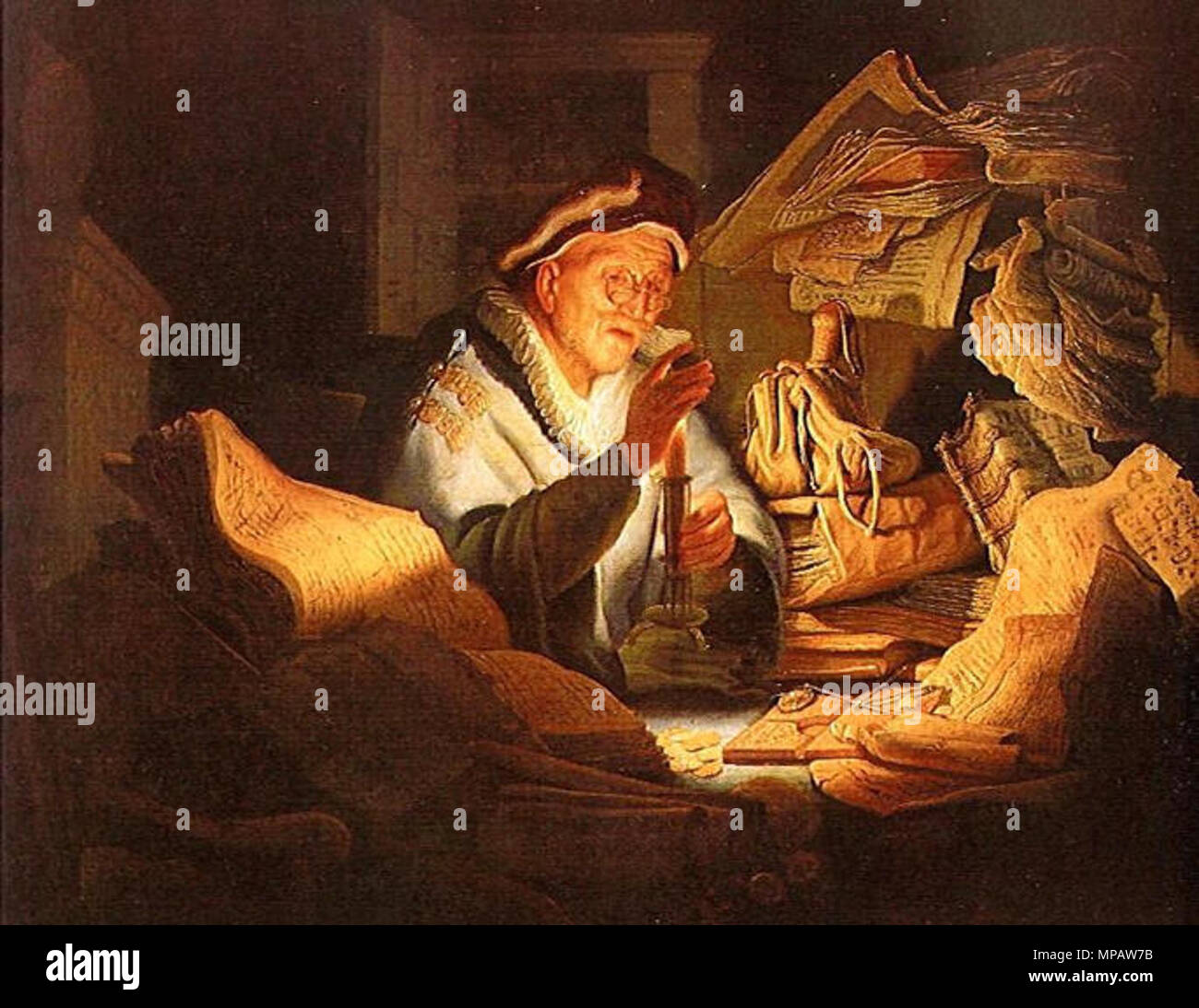 The Parable of the Rich Fool 1627. 900 Moneychangerrembrandt Stock ...