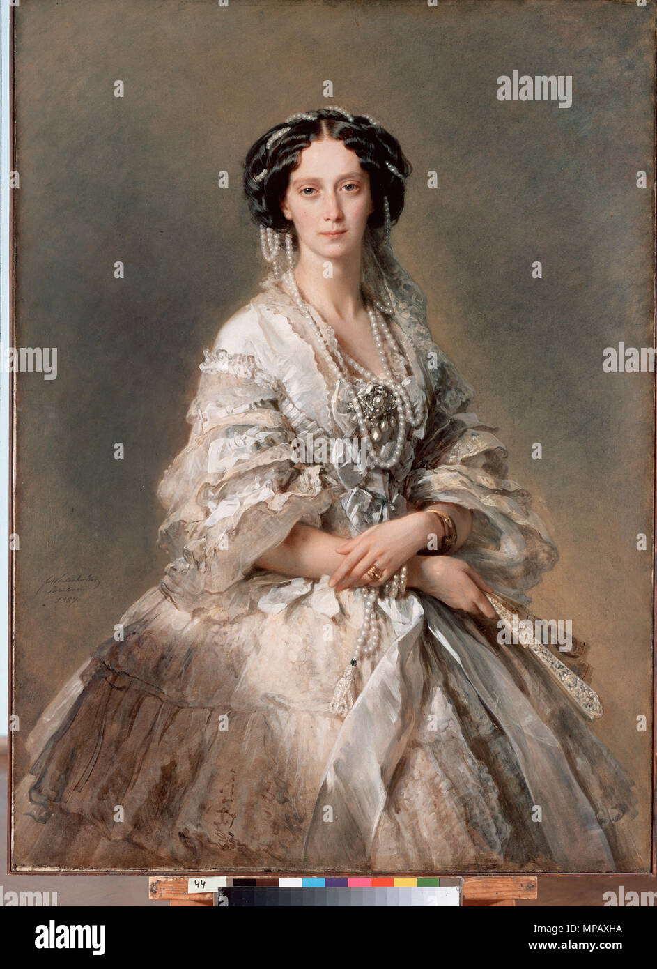 English: Portrait of Empress Maria Alexandrovna 1857. 1270 Maria ...