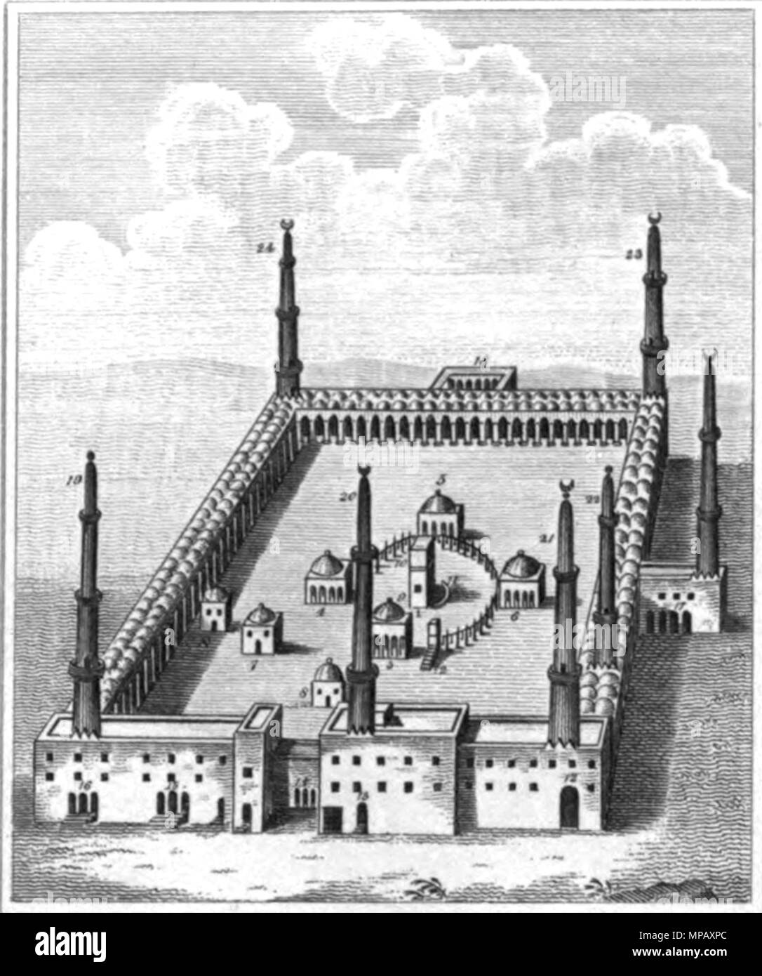 . Mecca . 1830. James Duncan 907 Mosque Mecca James Duncan 1830 Stock ...