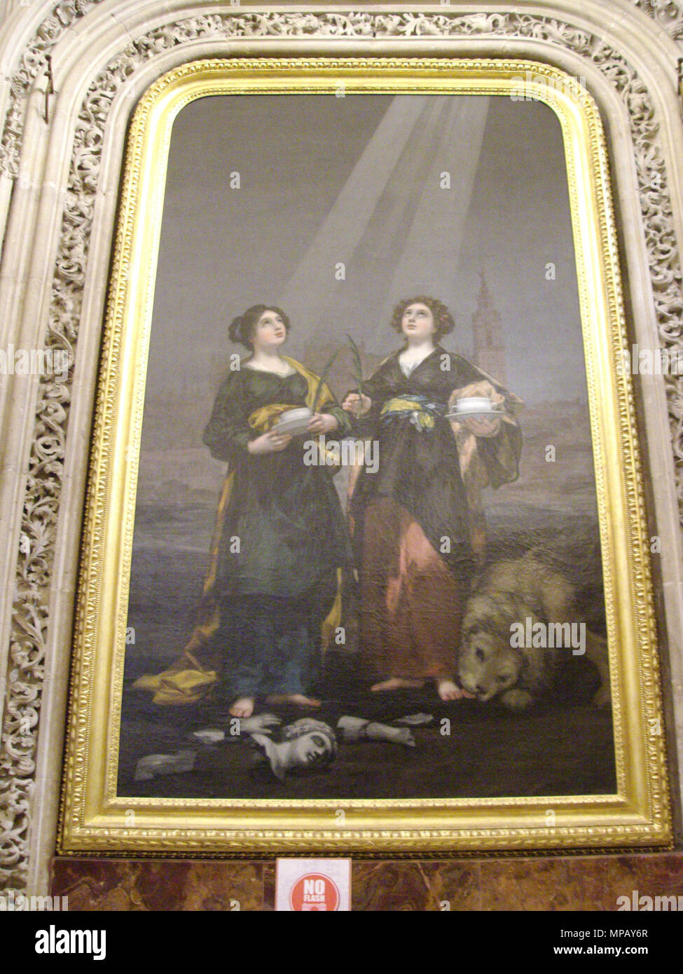 793 Las santas Justa y Rufina, de Francisco de Goya (Sacristía de los ...