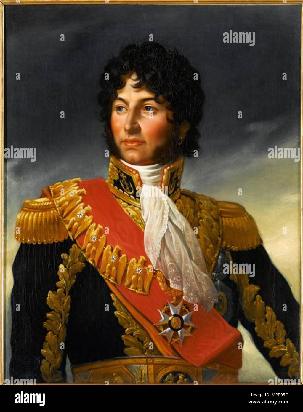 . Joachim Murat (1767-1815), represented in 1805, in uniform of Admiral ...