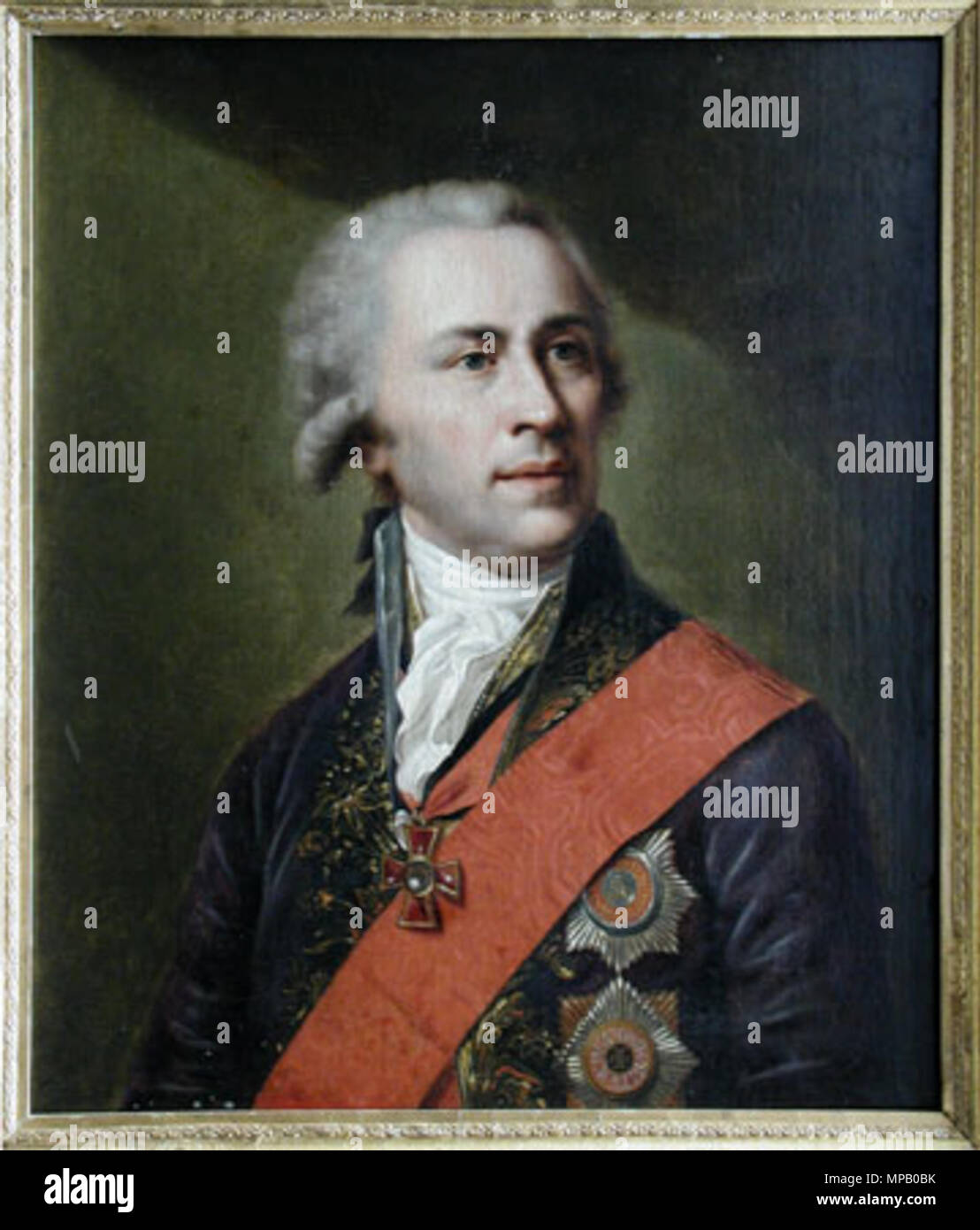 914 Musin-Pushkin A.I. Unknown artist. End of XVIII с Stock Photo - Alamy