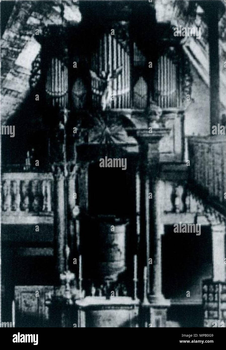 . Deutsch: Orgel von Gottfried Silbermann (1731) in der Stadtkirche ...