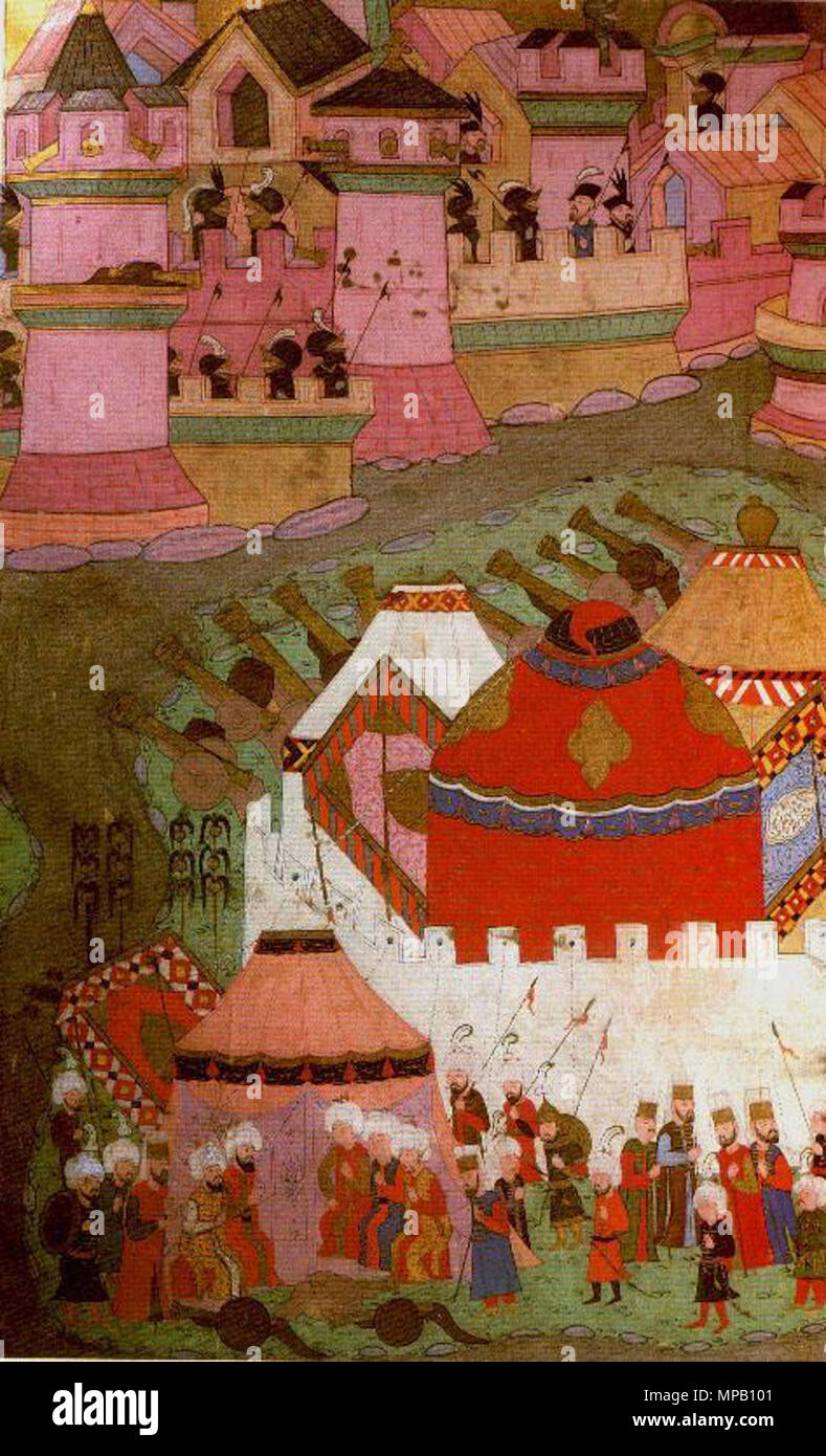 . The Ottoman army besieging Vienna (1529). 1588. 917 ...